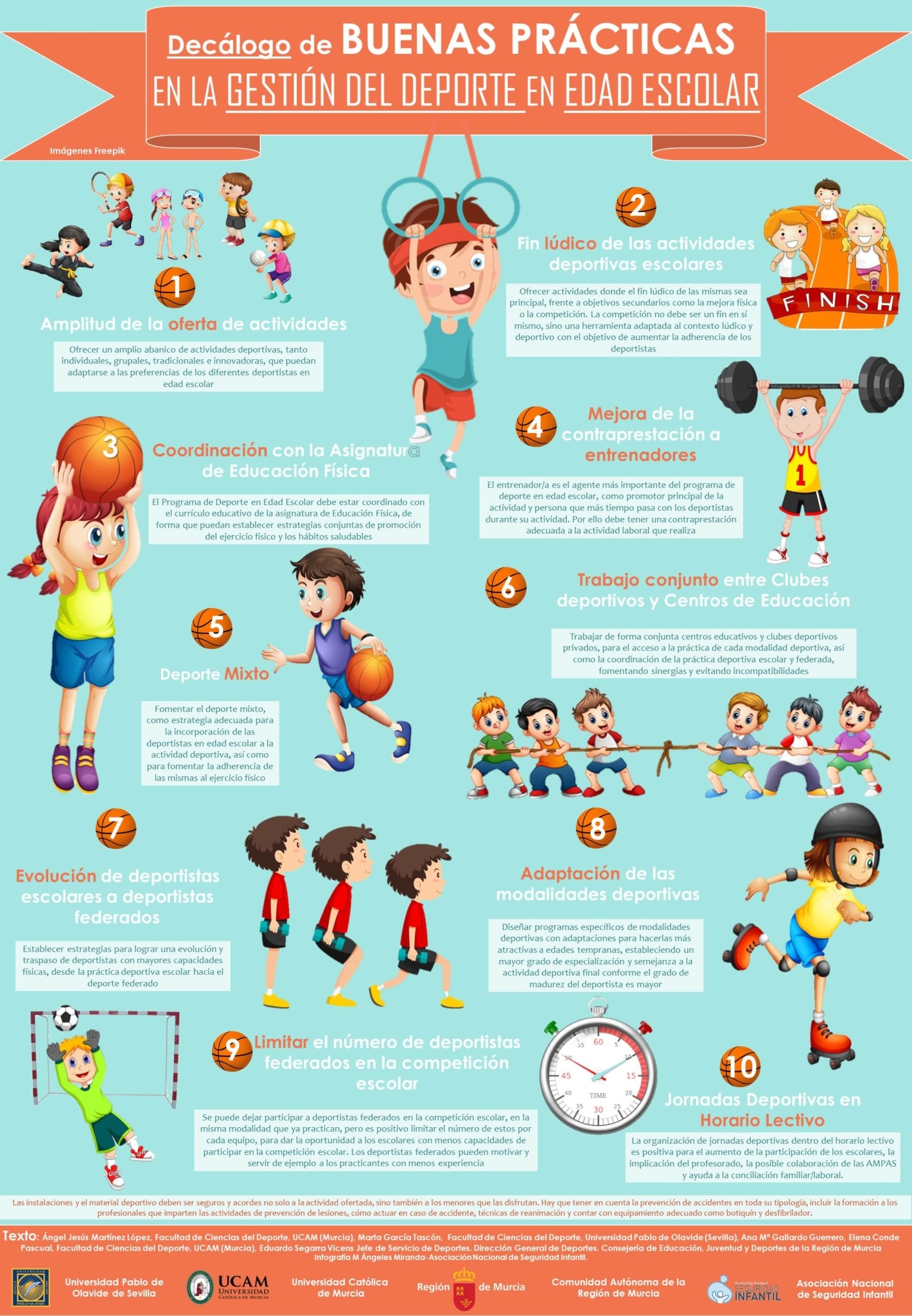Buenas prácticas en la gestión del deporte en edad escolar - Seguridad ...